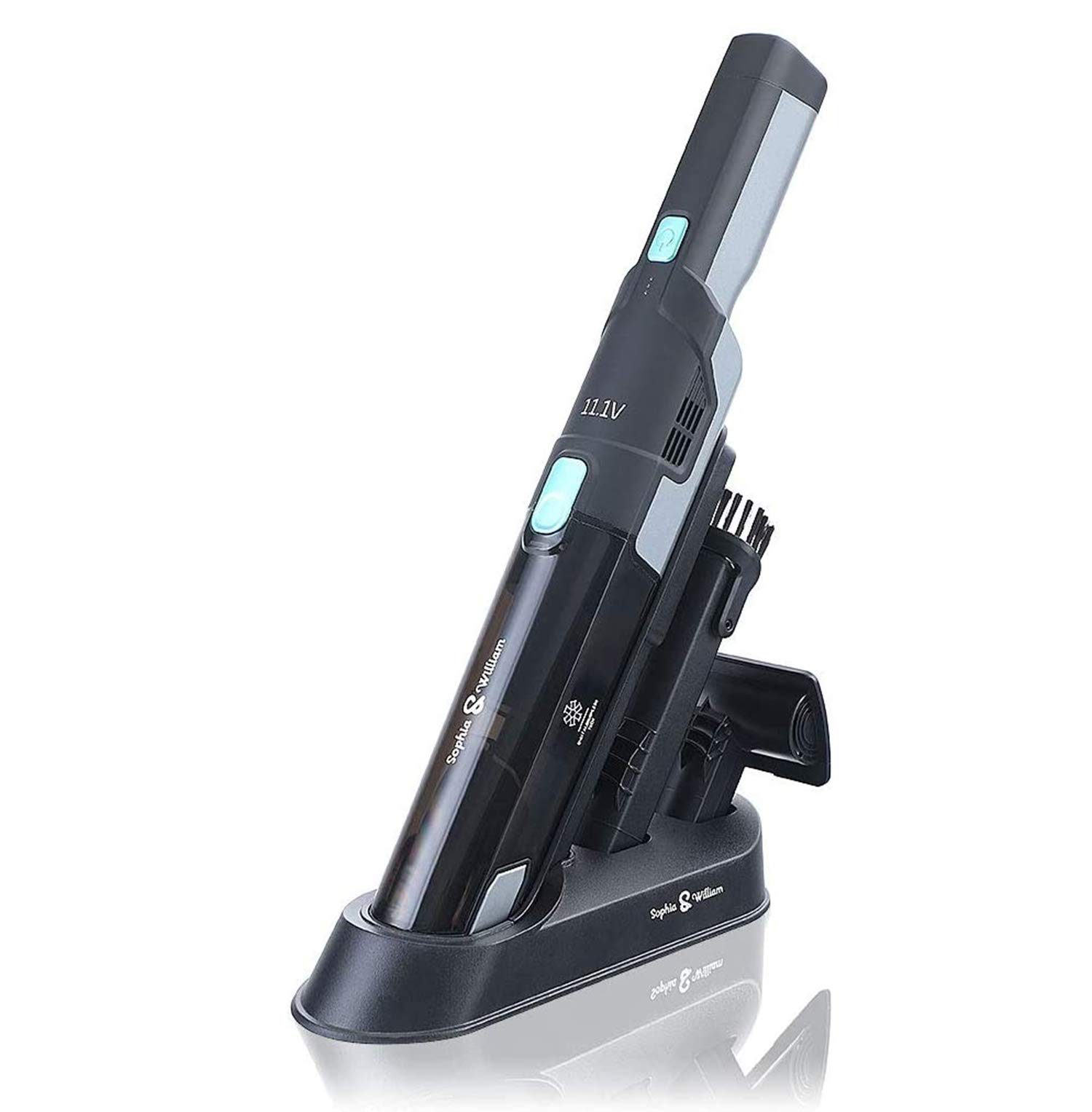Sophia & William Portable Handheld Car Vacuum 13.5kpa - 1.1 lb Hand Vacuum Rechargeable Vacuum Cleaner Cordless