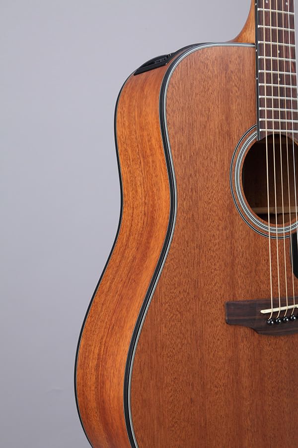 Takamine GD11MCE-NS Dreadnought Cutaway Acoustic-Electric Guitar - Natural Satin Bundle with Gig Bag, Cable, Tuner, Strap, Strings, Picks, Instructional DVD, and Austin Bazaar Polishing Cloth