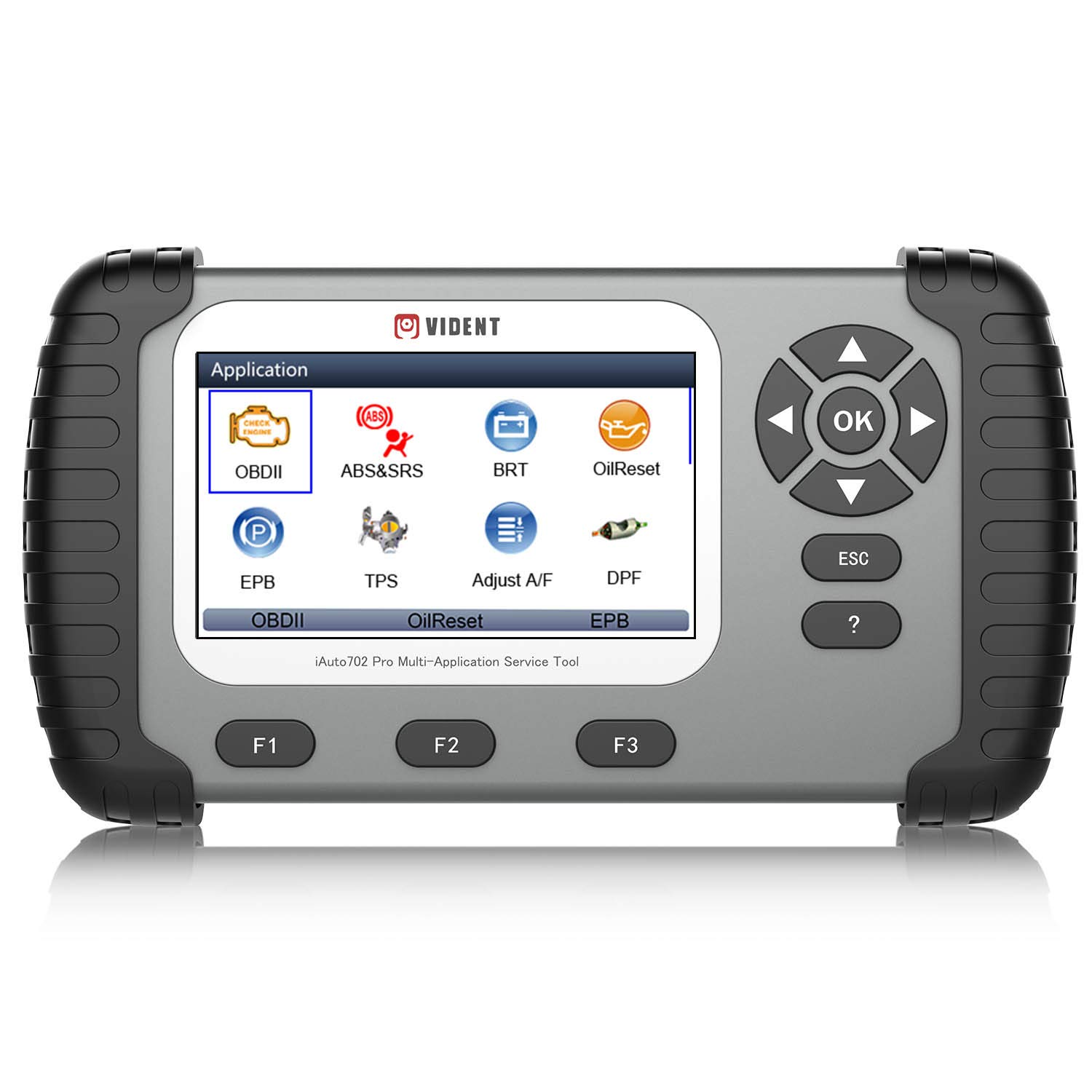 VIDENT iAuto 702 Pro Multi-applicaton Service Diagnostic Tool Support ABS/SRS/EPB/DPF Update to 19 Maintenances 3 Years Free Update Online