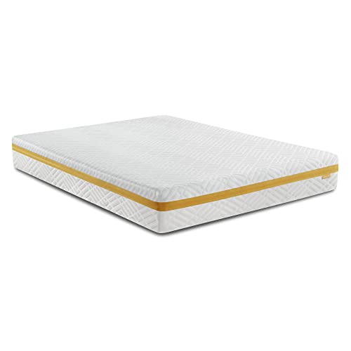 Simmons - Gel Memory Foam Mattress - 10 Inch, Twin Size, Medium Feel, Motion Isolating, Moisture Wicking Cover, CertiPur-US Certified, 100-Night Trial