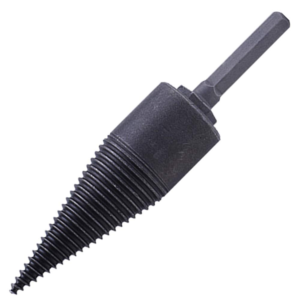 sportuli Firewood Drill Bit Wood Splitter - Hex Shank Log Breaker Reamer Woodworking Tools for Electric Drill Machine 32mm
