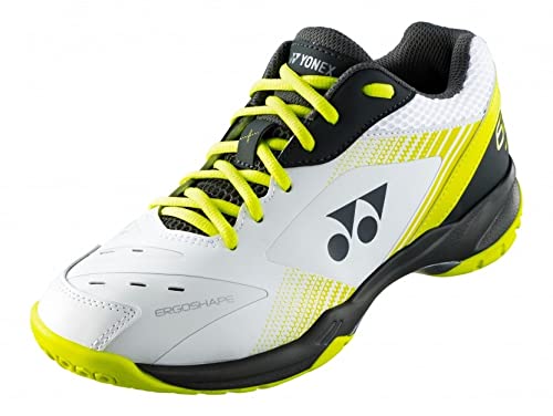YONEX Power Cushion 65 X3 Men's Indoor Court Shoe (White/Lime) (11)