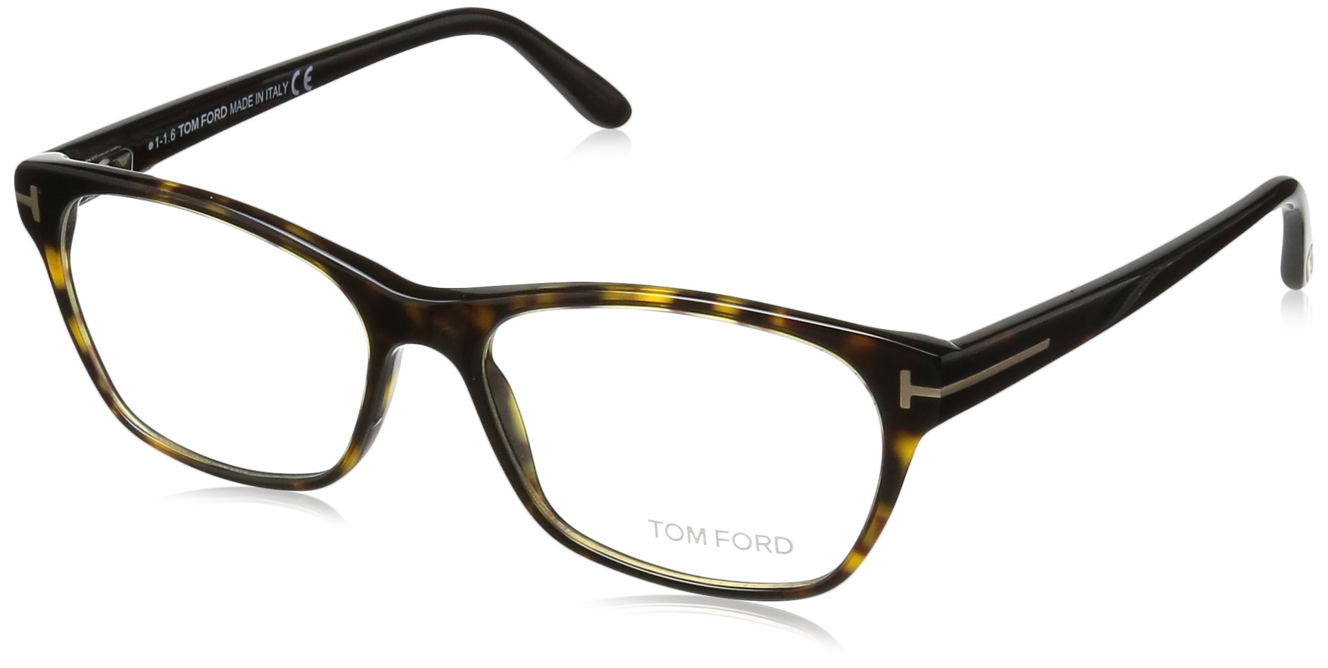 Tom Ford Rectangular Eyeglasses TF5405 052 Dark Havana 54mm FT5405
