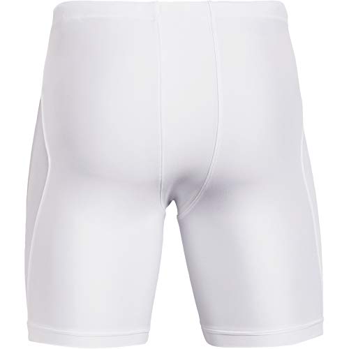 Under Armour Football 7v7 Shorts, White (100)/Black, X-Large
