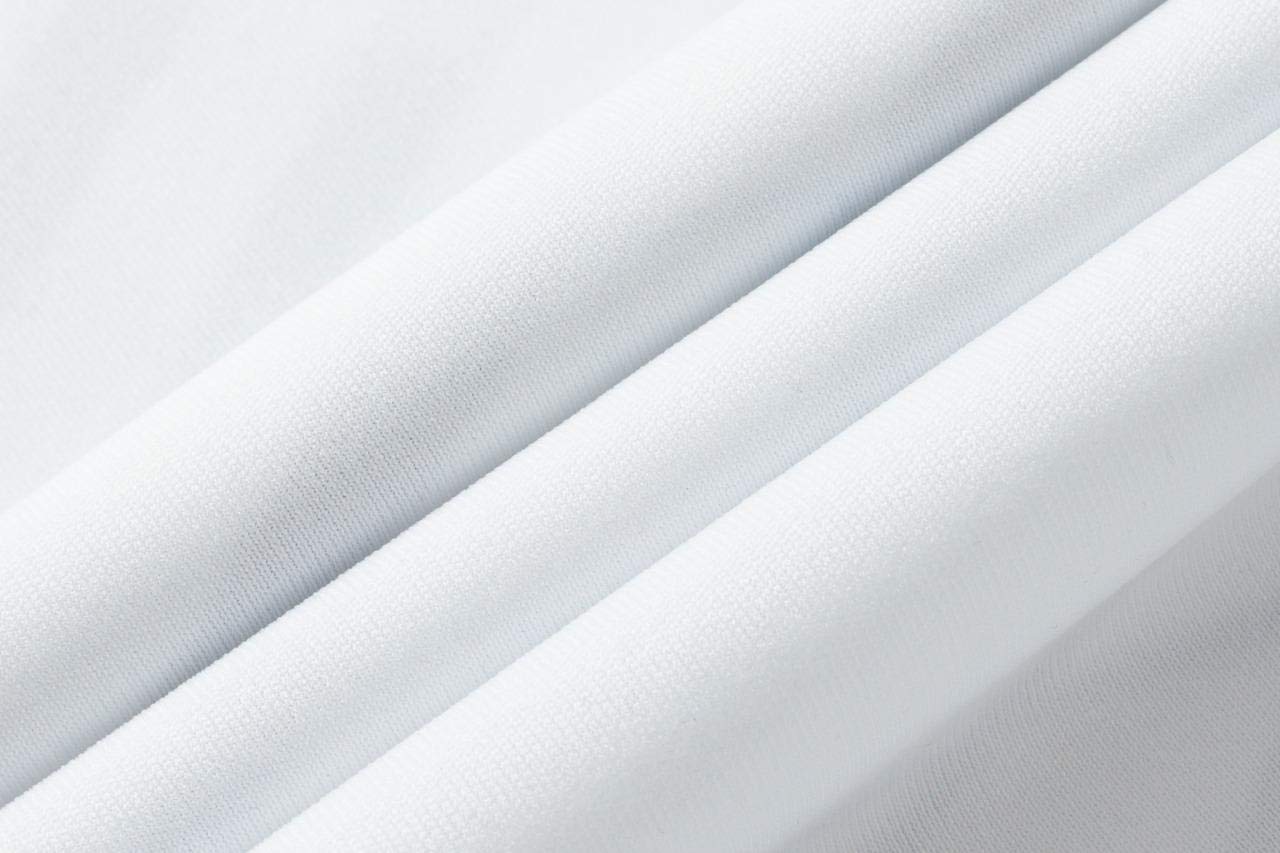 Sportides Men's Short Sleeve Wicking Breathable Sport Polo T-Shirts Tee Shirt Tops LSL243 White XL