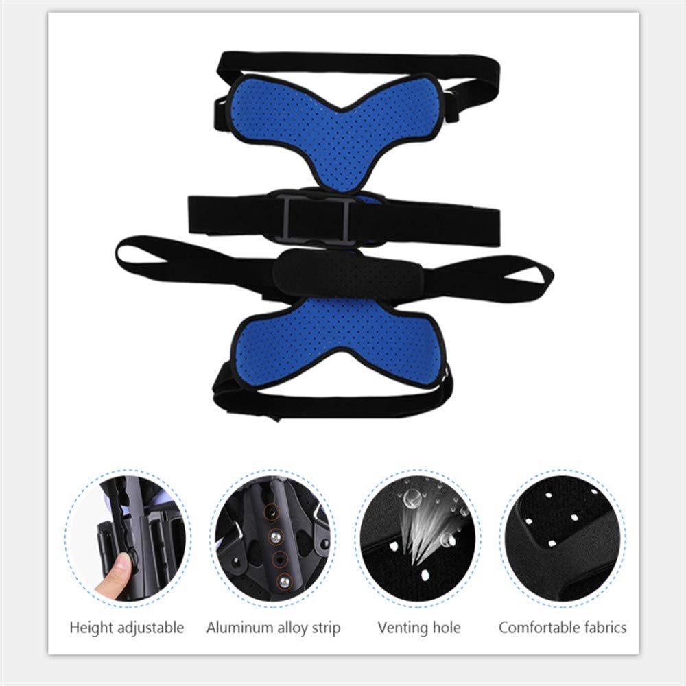 Scoliosis Posture Corrector Adjustable Spinal Auxiliary Orthosis for Back Postoperative Recovery Men and Women Adults
