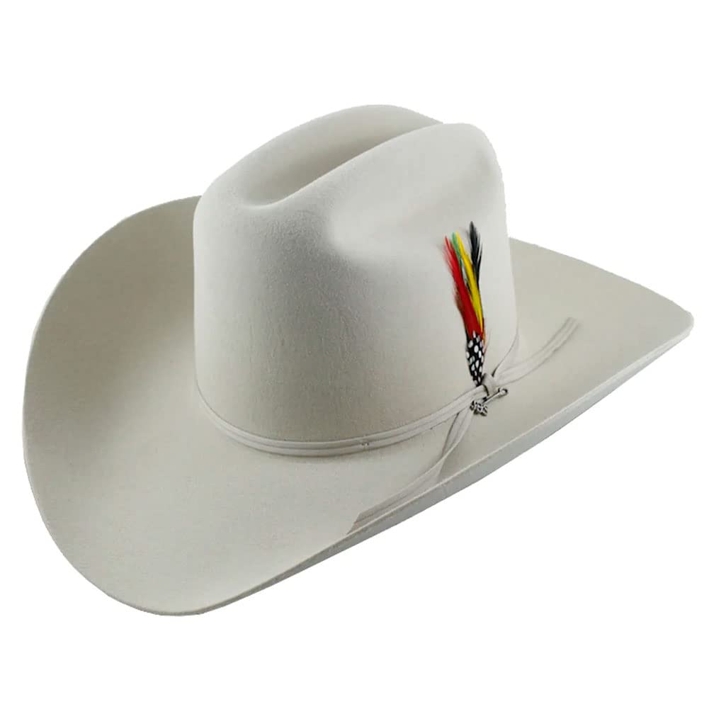 Stetson Men's 6X Silverbelly Rancher Fur Felt Cowboy Hat Silverbelly 7 3/8