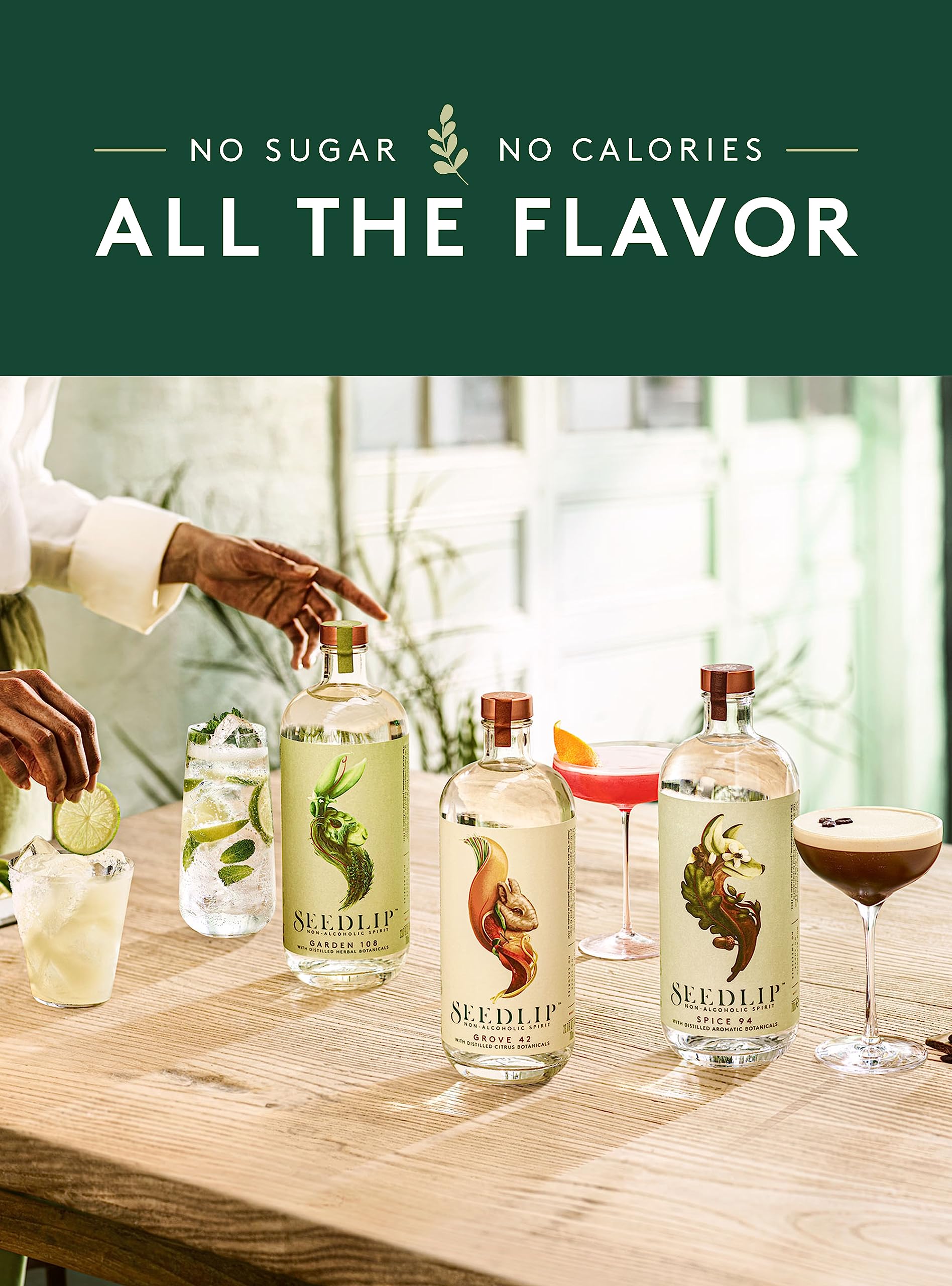Seedlip Spice 94 - Non-alcoholic Spirit | Calorie Free, Sugar Free | Spirit Alternative | Alcohol Free Cocktails | 23.7fl oz (700ml)