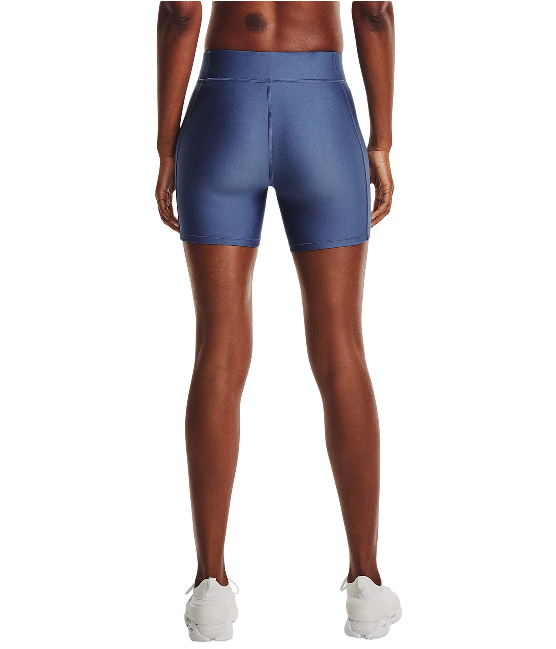 Under Armour Heatgear Armour Mid Rise Middy, Mineral Blue (470)/White, XX-Large