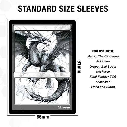 Ultra Pro E-15613 Eclipse Standard Matte Sleeves 100 Pack-Jet Black