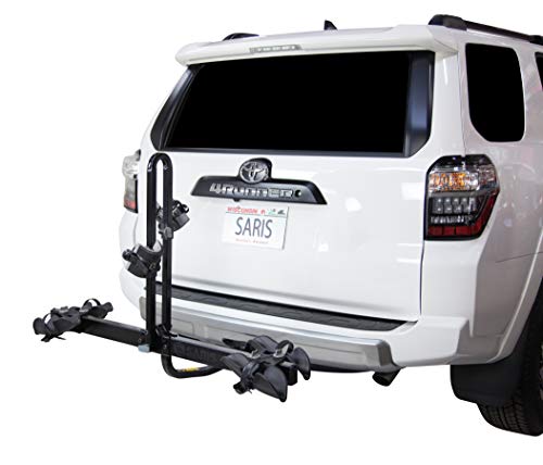 Saris Freedom Bike Hitch Car Rack, 2-Bicycle Carrier, Black