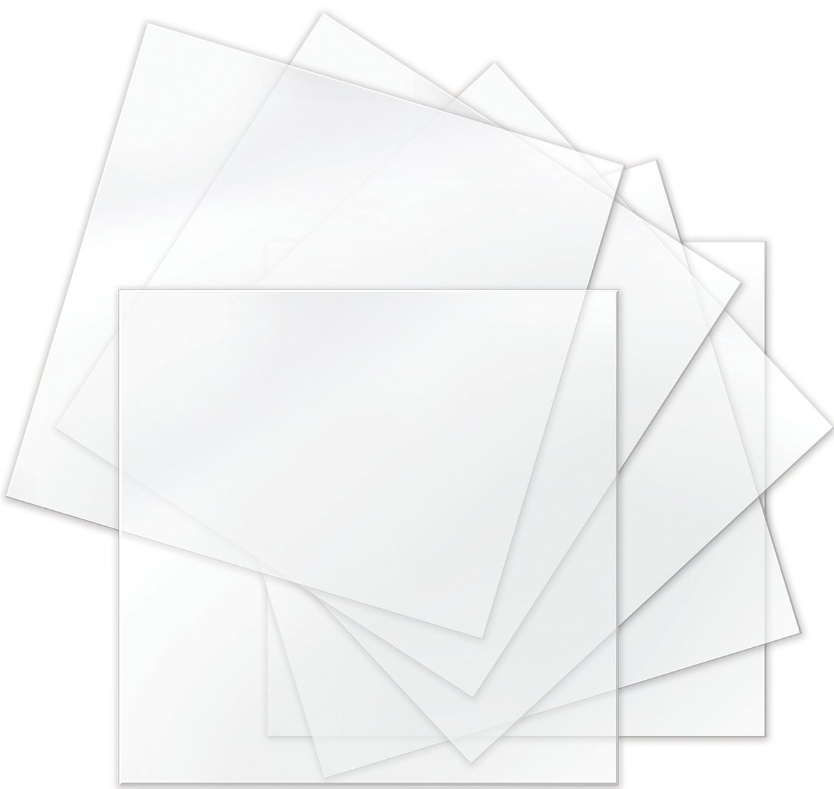 Sizzix Thermoplastic Sheets 6"X6" 6/Pkg, Multi
