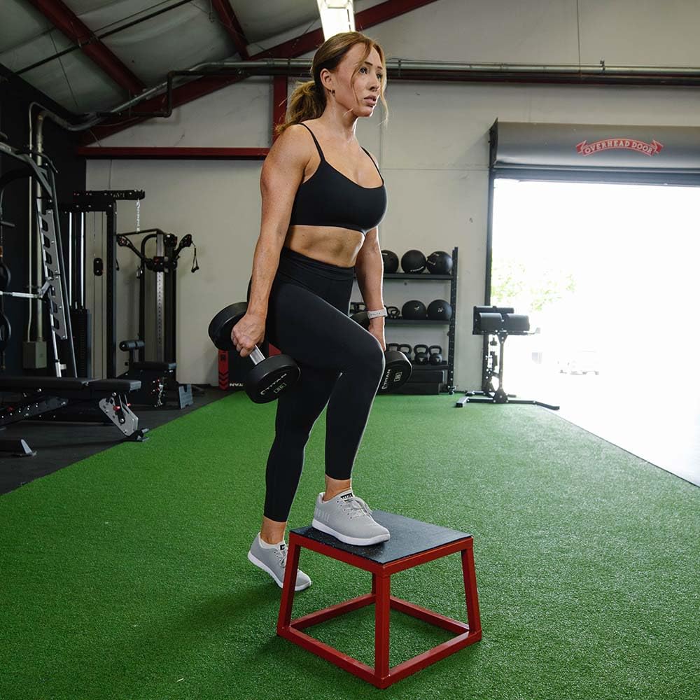 Titan Fitness 24" Plyometric Box HD Step Plyo Box Jump Exercise Fit Training