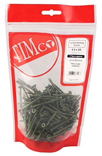 TIMCO Timber Screws – Hex Head – Exterior Green – 6.7 x 100 - Bag of 50pcs