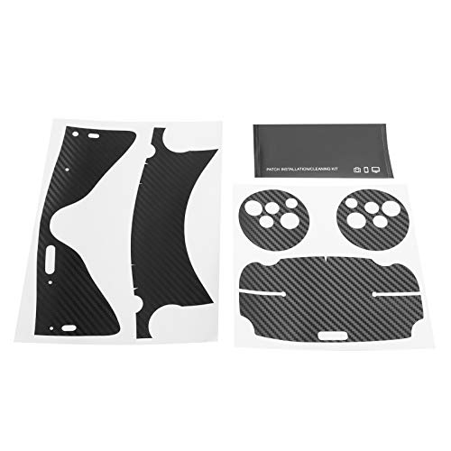 VR Controller Headset Stickers, VR Headset Stickers PVC Material with Manual for Protect Your Equipment for Professional Use(Carbon Black)