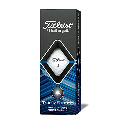 Titleist Tour Speed Golf Balls, White, (One Dozen)