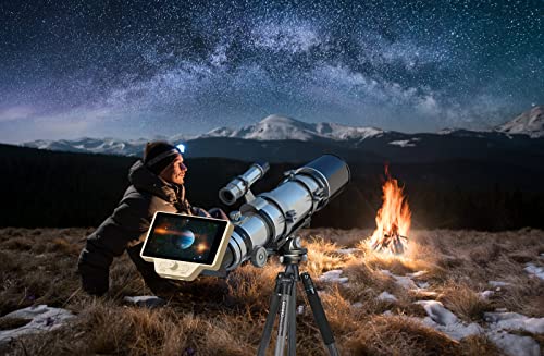 Telescope Electronic Eyepiece XiLiHaLa, 5" LCD Digital Telescope Eyepiece Camera for Telescope 1.25 inches Lunar Astronomy Camera, Wi-Fi Connection Remote Control, iPhone Android Compatible