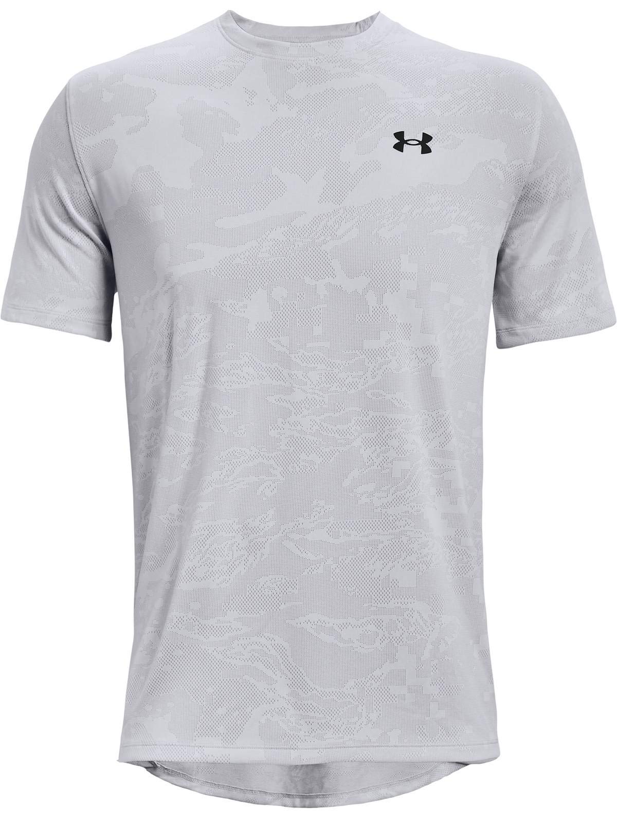 Under Armour mens Training Vent Camo Short-Sleeve T-Shirt , Mod Gray (011)/Black , Large
