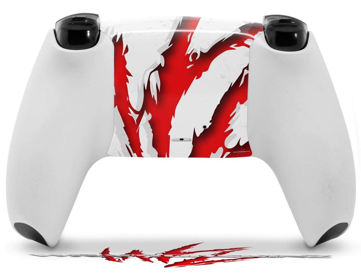WraptorSkinz Skin Wrap compatible with Sony PS5 DualSense Controller WraptorSkinz WZ on White (CONTROLLER NOT INCLUDED)