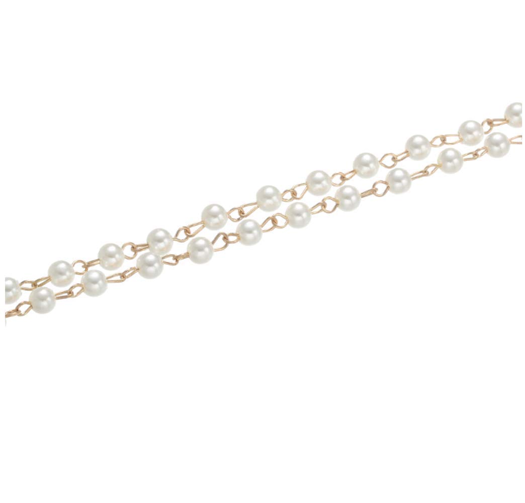 Sither Pearl Sunglasses Chain Reading Glasses Chain Strap Necklace for Women