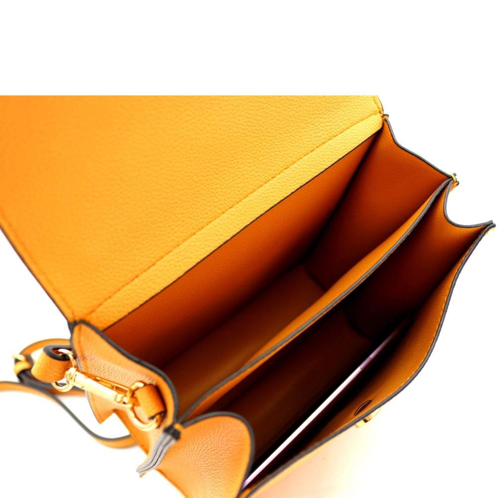 Tassel Top-Handle Structured Vegan Leather Medium Satchel Shoulder Bag Crossbody