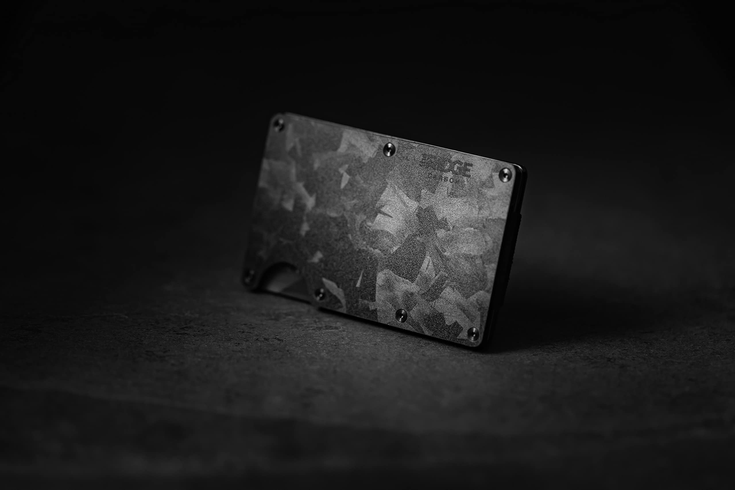 Ridge Wallets for Men - Slim Minimalist Wallet For Men, Front Pocket Wallets for Men, RFID Wallet For Men - Card Holder Wallet (Forged Carbon)