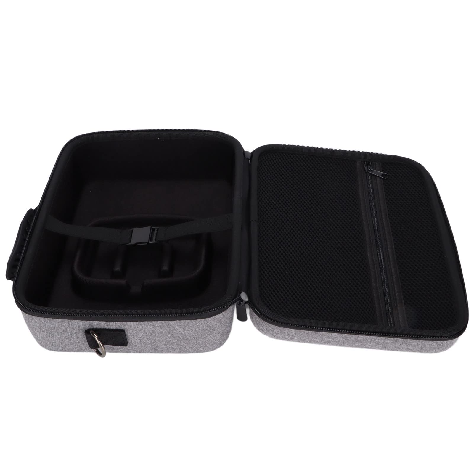 VR Gaming Headset Hard Shell Case, Full Protection Light VR Headset Protective Travel Case for Quest 2(grey)