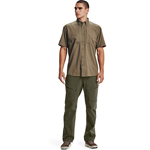 Under Armour Tide Chaser 2.0 Fish Short Sleeve T-shirt, Bayou (251)/Khaki Base, Small