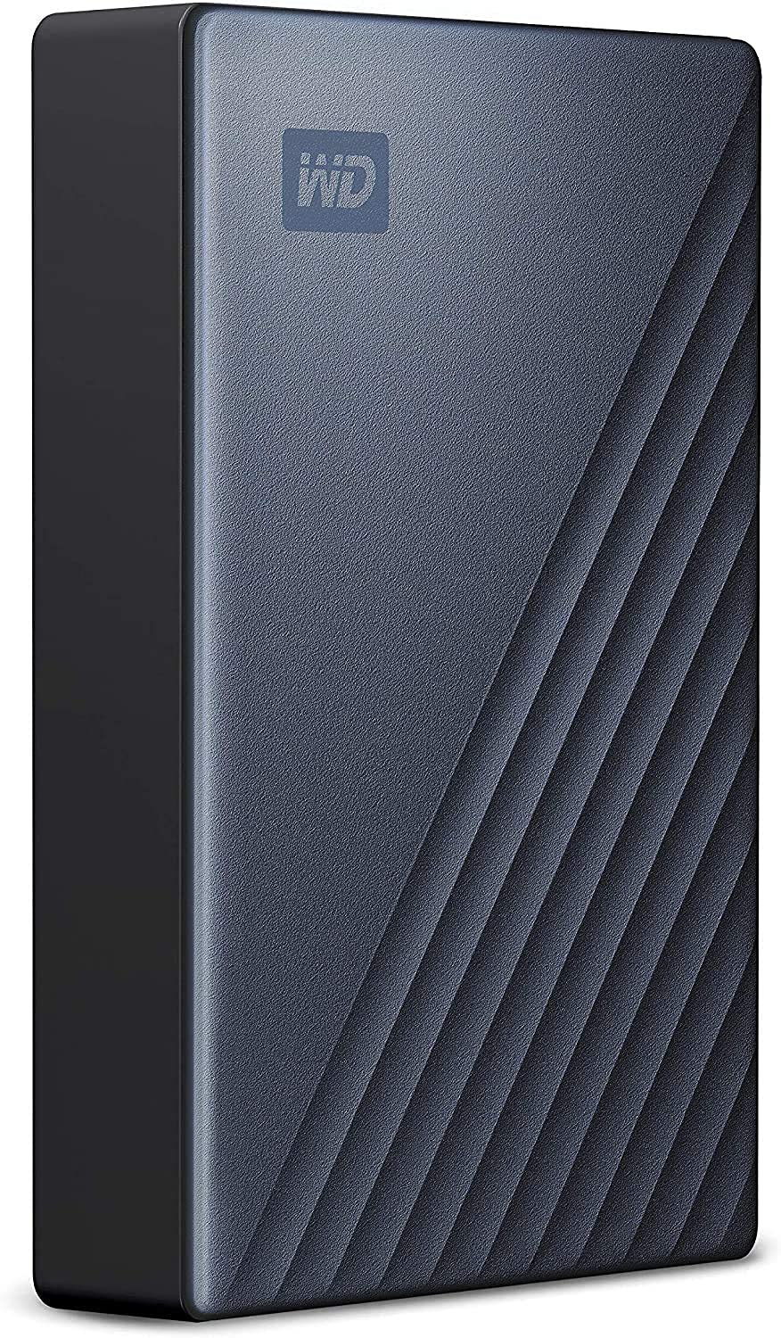 WD 2TB My Passport Ultra Blue Portable External Hard Drive, USB-C - WDBC3C0020BBL-WESN (Renewed)