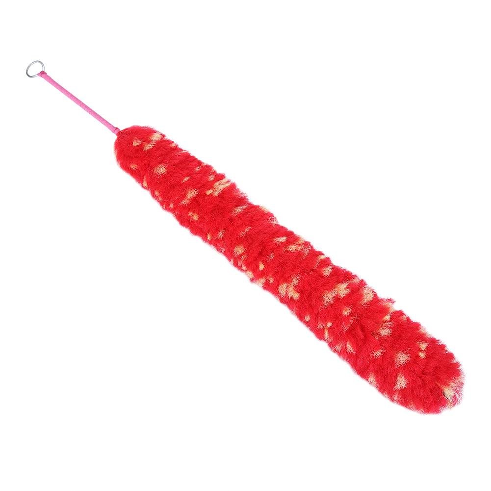 VBESTLIFE Practical Flute Cleaning Brush, Red Nylon Practical Flute Cleaning Swab Brush Cleaner Music Instrument Parts
