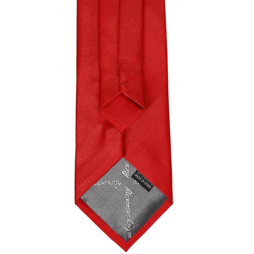 tiemart Clip-On Pre-tied Uniform and Everyday Wear Necktie (20 Inch, Red)
