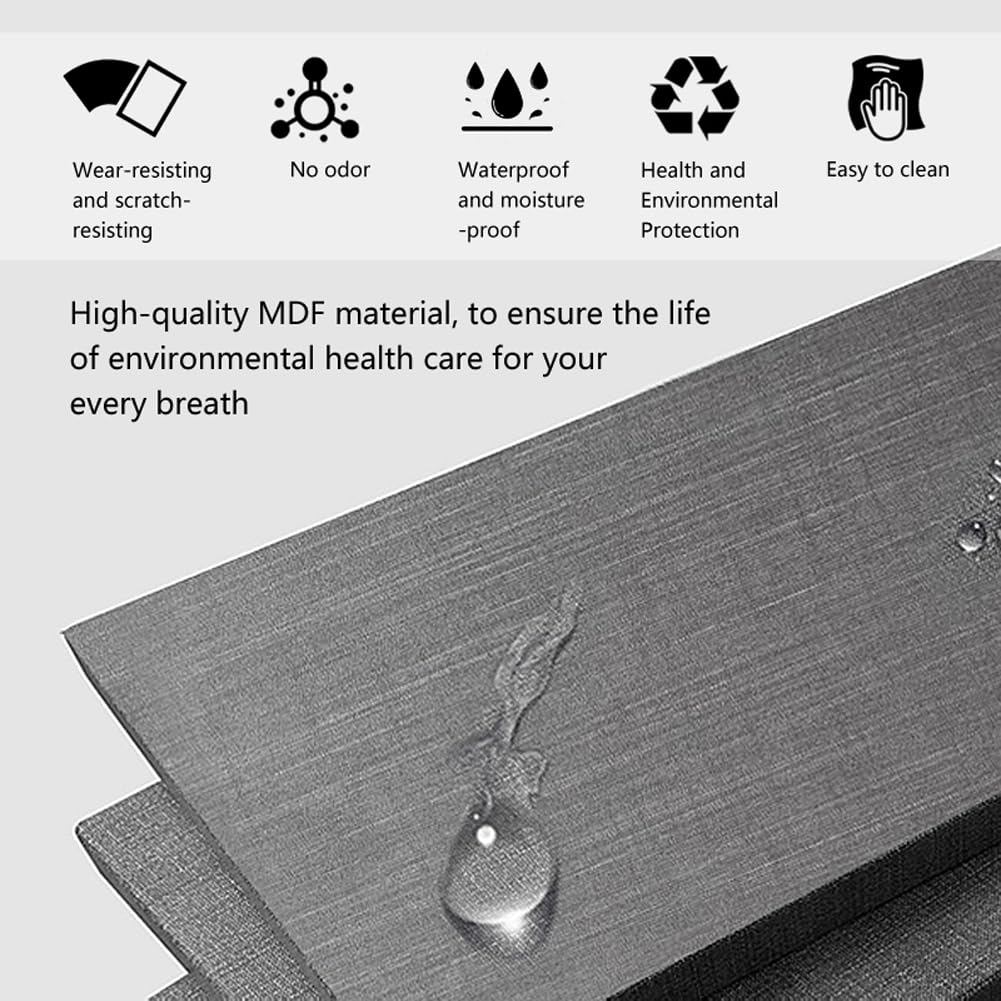 Vanity Desk,Make Vanity Set with Touch Screen Dimming Mirror, 3 Color Lighting Modes, Dressing Table with 3 Sliding Drawers, Modern Bedroom Makeup Table and Cushioned Stool Set for Women Girls,Grey