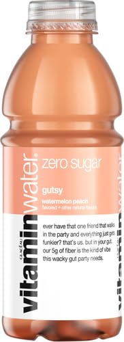 vitaminwater zero sugar Gutsy Watermelon Peach, 20 Fl Oz