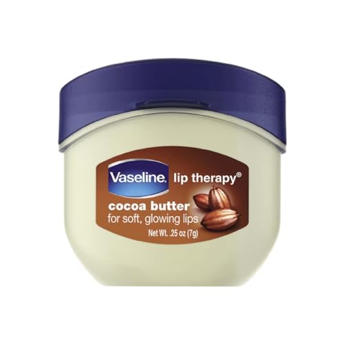 Vaseline Lip Therapy Lip Balm Cocoa Butter, 0.25 Ounces each (Value Pack of 3)