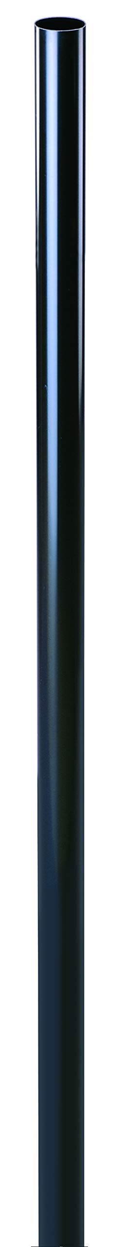 Solus SP7-NCA-BK 7' Outdoor Direct Burial Aluminum Lamp Post, Fits Most Standard 3" Post Top Fixtures, Includes Inlet Hole, Easy to Install, Corrosion & Weather Resistant, Black