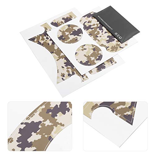 VR Headset Stickers, Sturdy Durable Wear-Resistant VR Controller Stickers Ultra‑Thin for Scratches for Dust for Abrasions for Abrasion(Desert Camouflage)