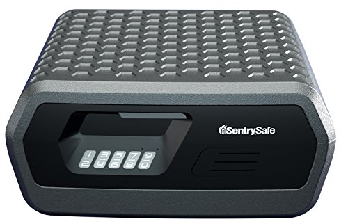 SentrySafe Fireproof and Waterproof Lock Box with Digital Keypad Lock, Shelf Safe for Documents, Jewelry, 0.36 Cubic Feet, 7.6 x 16.5 x 14.8 Inches, CHW30300