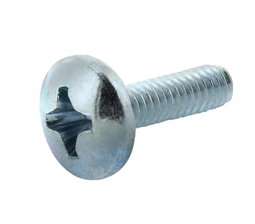 The Hillman Group 59722 Brass Plated Fan Steel Screw 10-24 x 1/2, 30-Pack