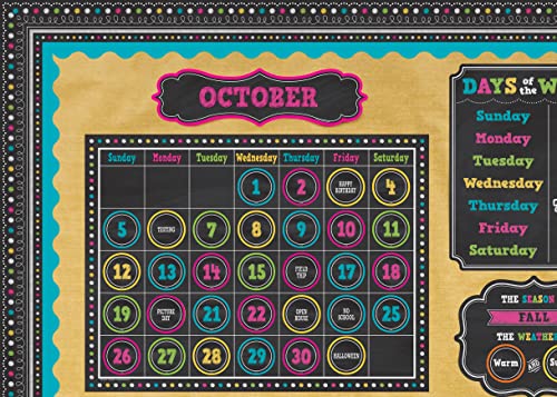 Teacher Created Resources Teal Scalloped Rolled Border Trim - 50ft - Decorate Bulletin Boards, Walls, Desks, Windows, Doors, Lockers, Schools, Classrooms, Homeschool & Offices