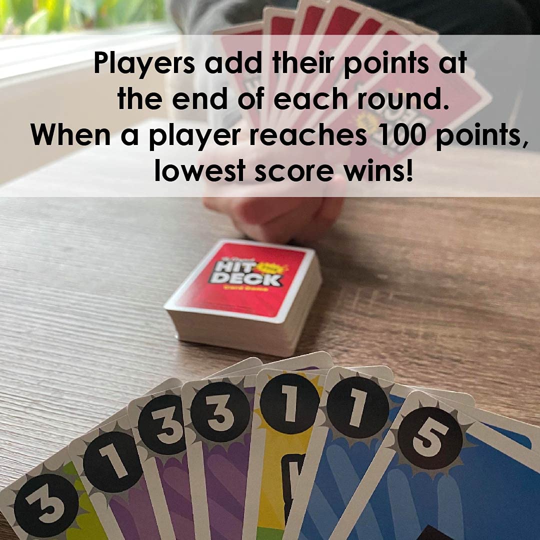 University Games Hit The Deck Card Game, Multi
