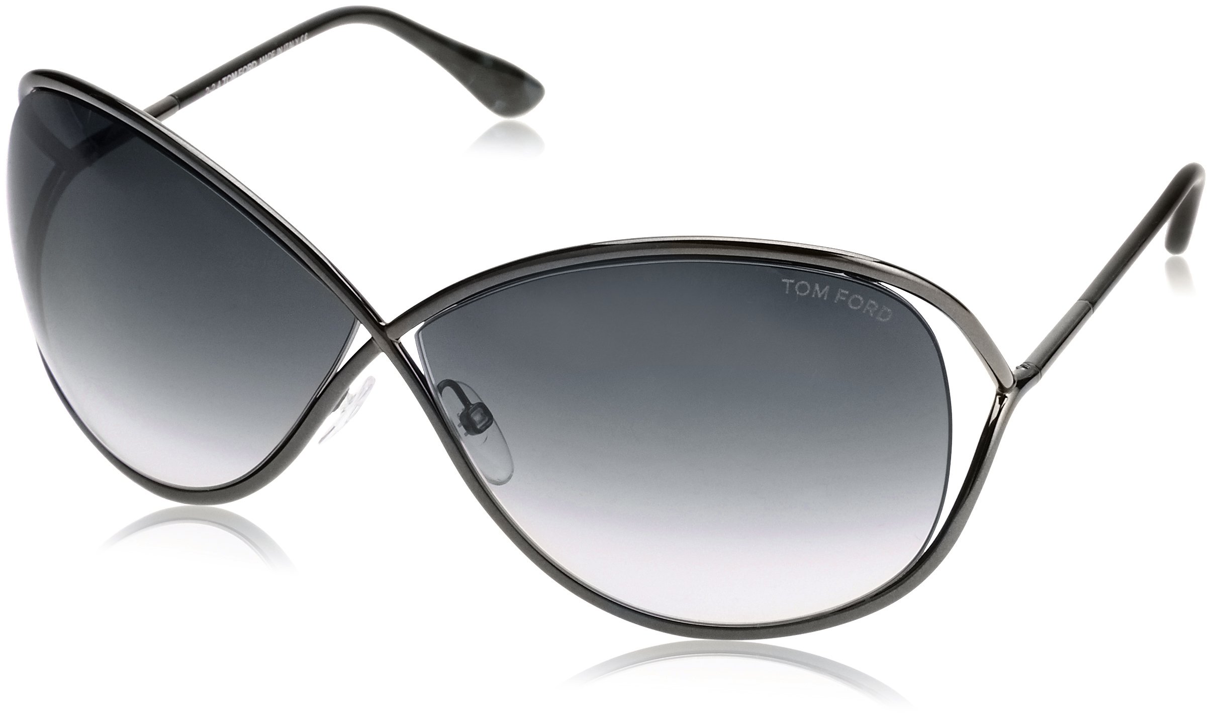 Tom Ford FT0130 Miranda Sunglasses 08B Shiny Gumetal