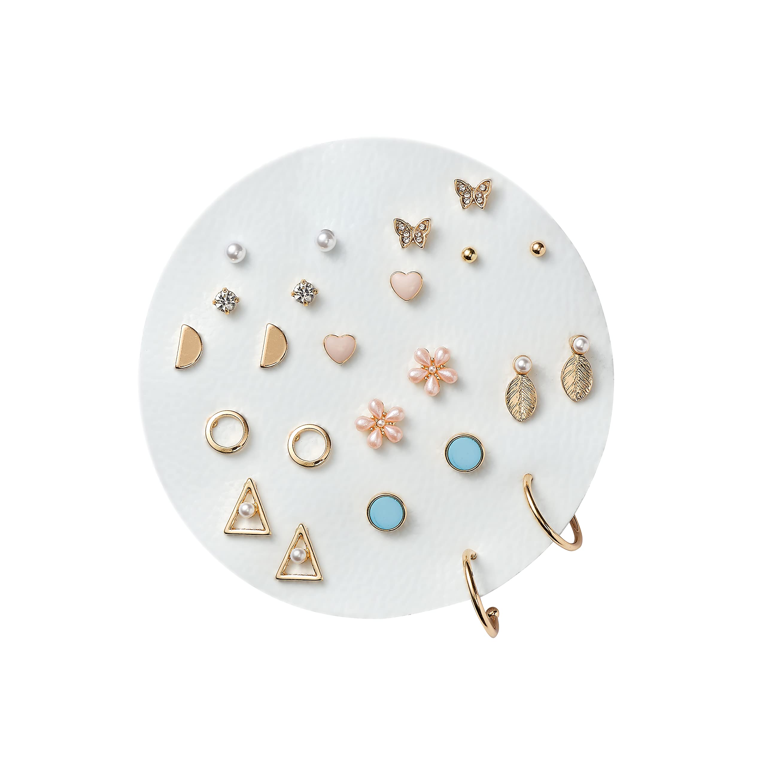 titanium Aboutdaisy 12 Pairs Acrylic Stud Set Earrings for Women, Diverse Colorful Hypoallergenic Fashion Jewelry for Special Moments Christmas Valentines Mother's day Gift
