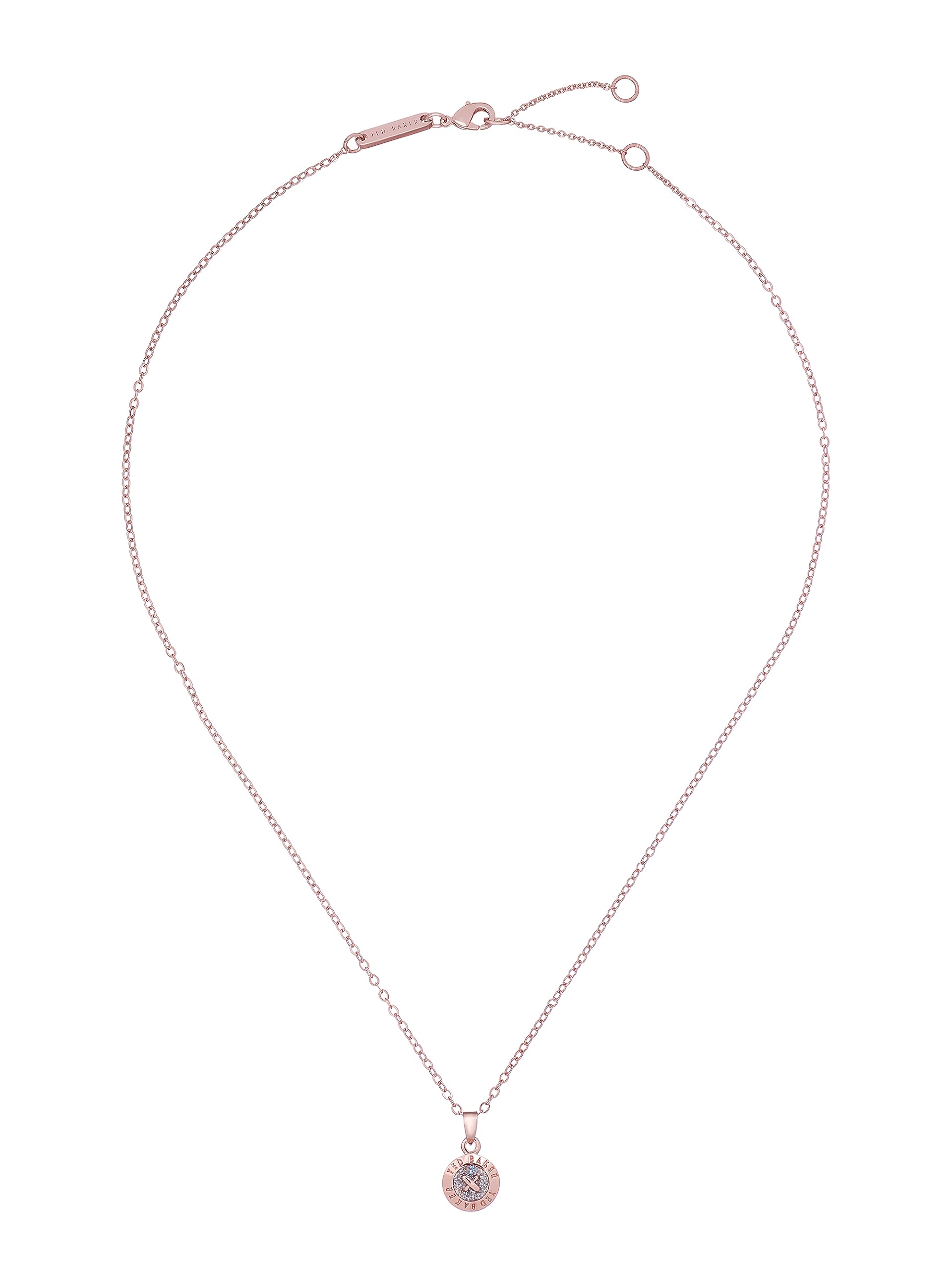 Ted Baker London Elvina Enamel Mini Button Pendant Necklace for Women