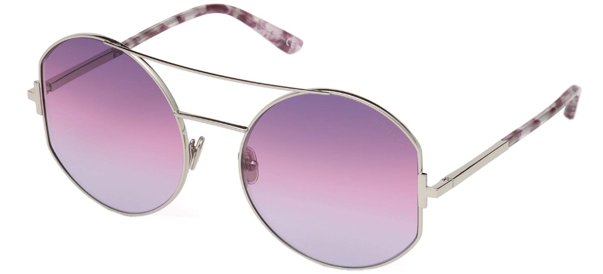 Tom Ford DOLLY FT 0782 Shiny Palladium/Violet 60/20/140 women Sunglasses