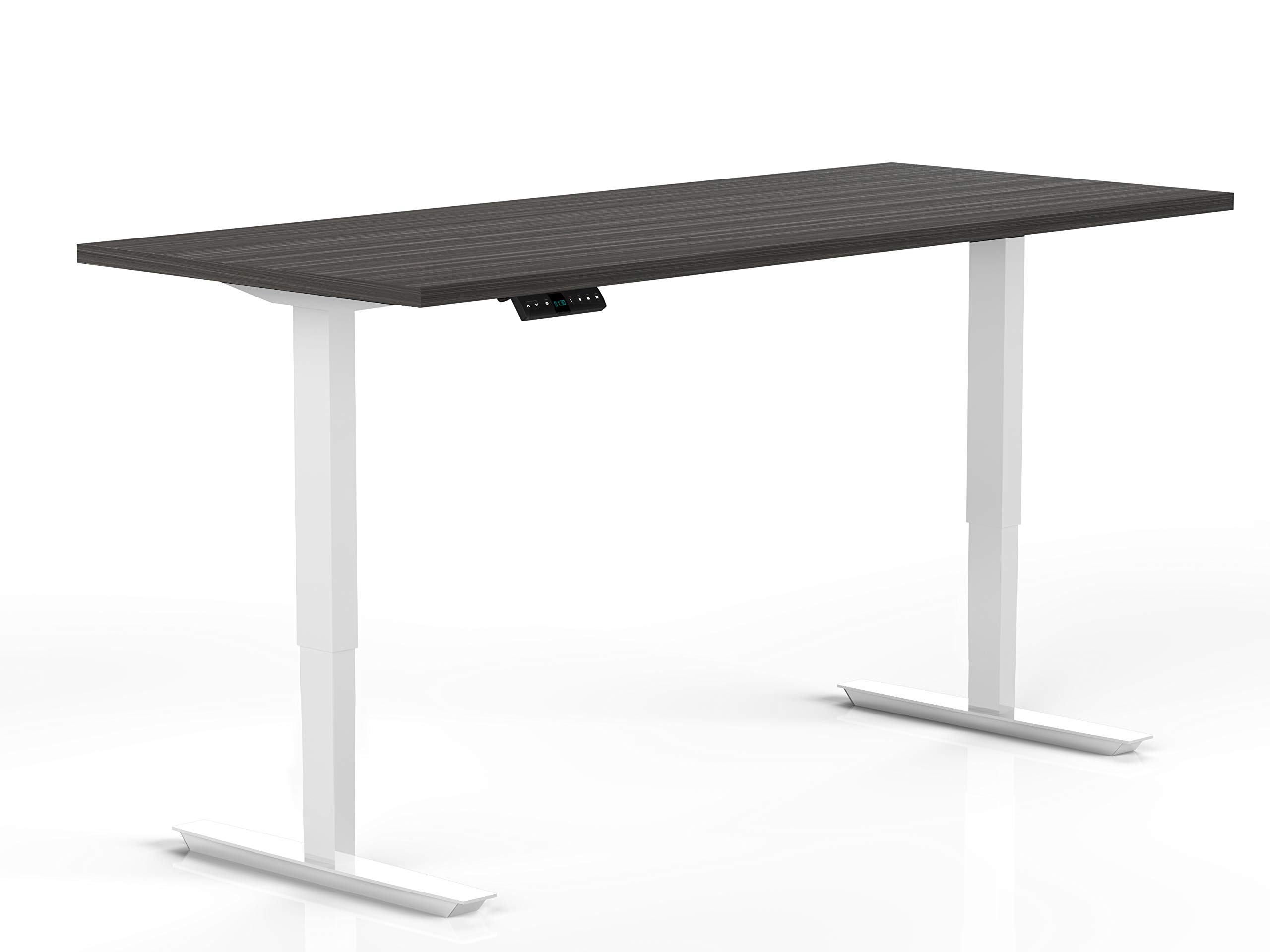 UP&DOWN Designs - White Electric Height Adjustable Dual Motor Standing Desk Base - (White Base Only - Top Sold Separately) Ergonomic Design for Home/Office/Gaming - Heavy Duty Base Only β White