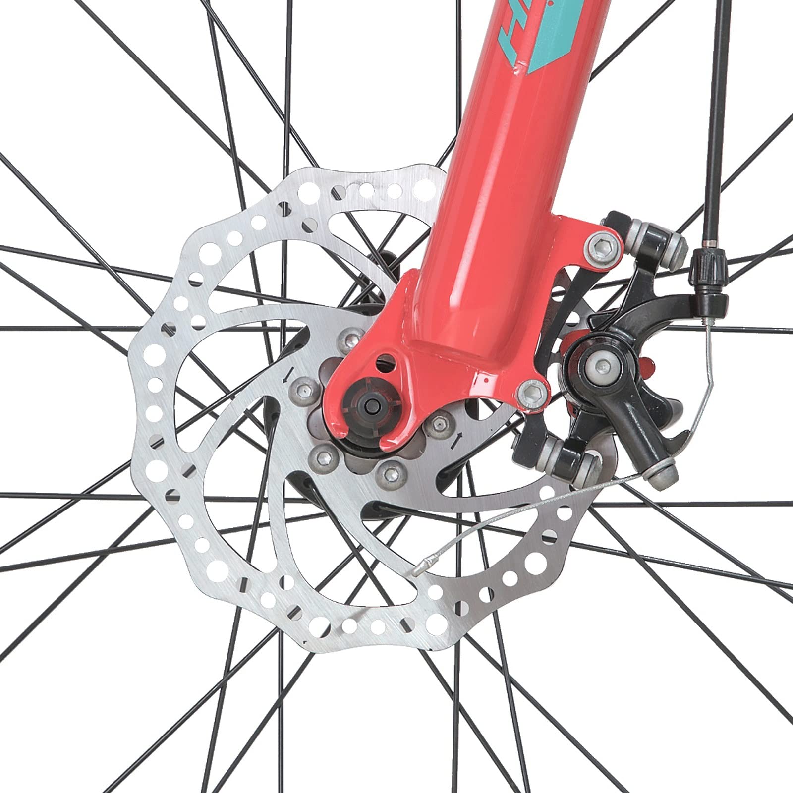 Wonzonezxc Bicycle Front and Rear Disc Brake Mountain Bike Bike Aluminum Alloy Frame Mountain Bike