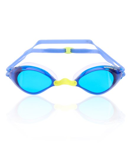 Speedo Liquid Charge Swim Goggle, Blue Bonnet/Limeade/Electric Blue