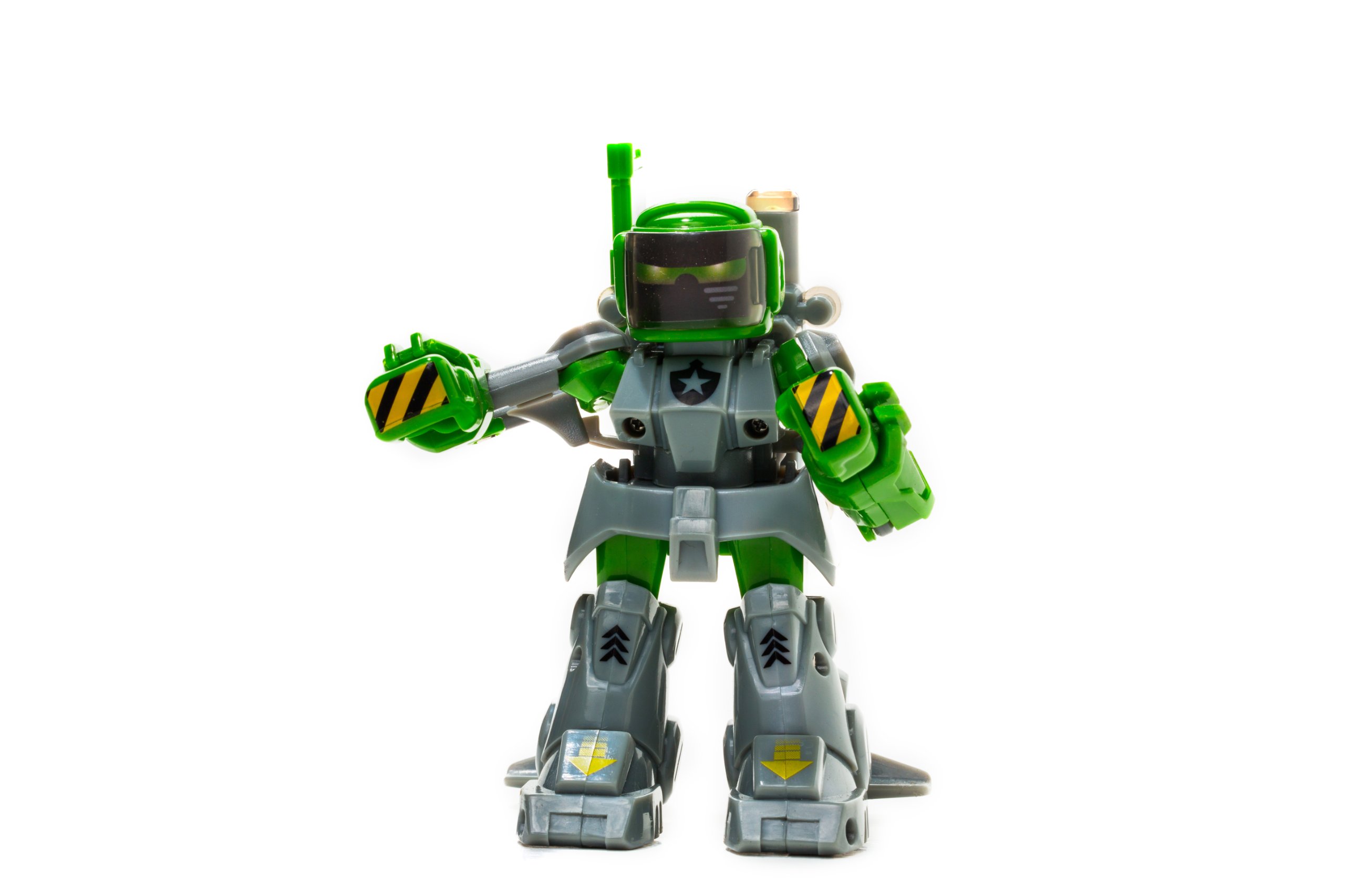 TOMY Battroborg - Double Set - Army Green vs Black-red