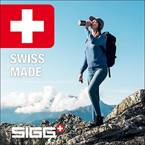 SIGG - Aluminum Water Bottle - Traveller Blue - Climate Neutral Certified - Suitable For Carbonated Beverages - Leakproof & Lightweight - BPA Free - 34 oz