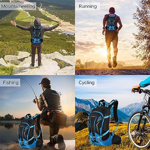 TOM SHOO 30L Cycling Backpack Lightweight Waterproof Backpack with Rain Cover Helmet Cover